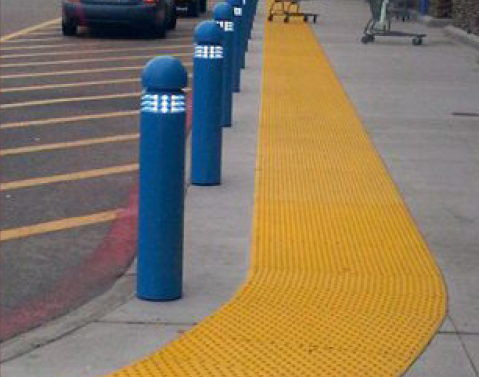 Detectable Warning Systems for Parking Lots and Public Walkways